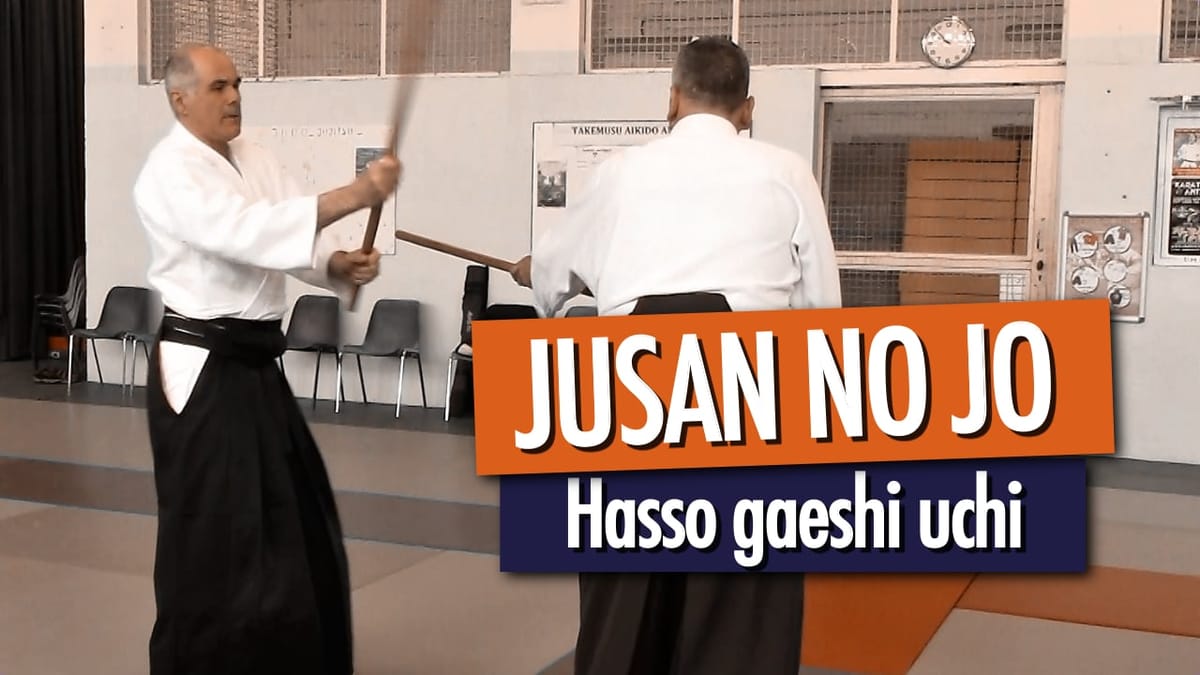 JUSAN NO JO - Hasso gaeshi uchi (Aikido Jo Iwama)